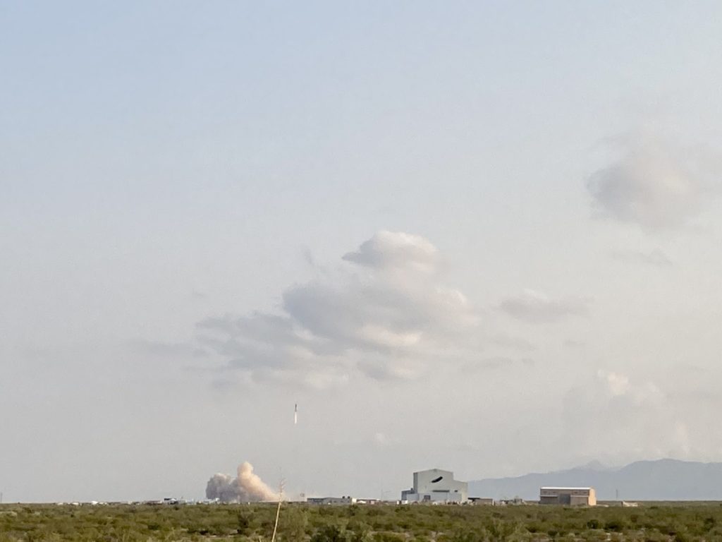 Blue Origin Completes First Crewed Flight From West Texas | Texas Standard