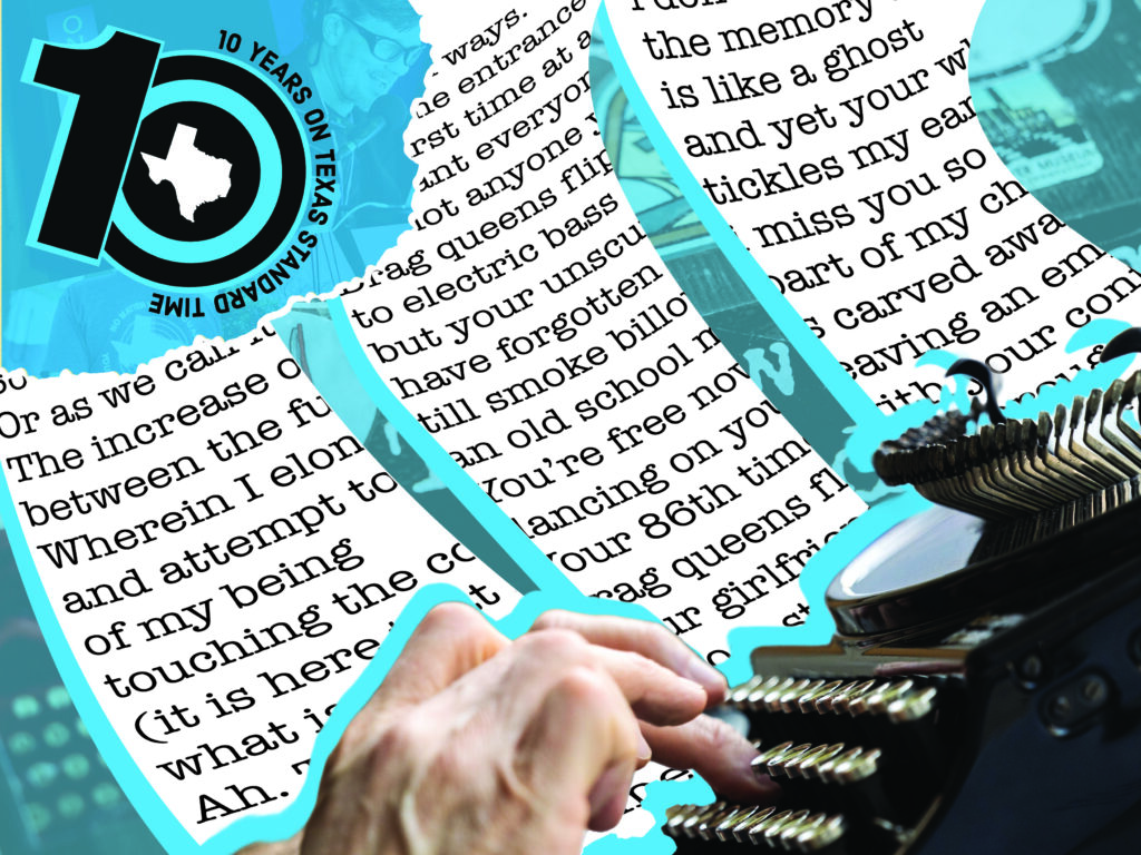 An ode to our favorite Typewriter Rodeo poems from the past decade ...