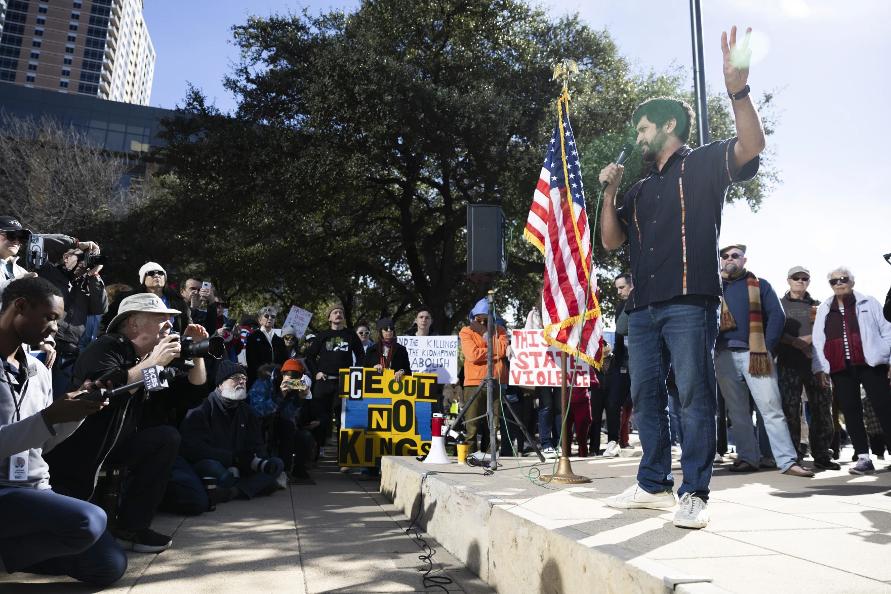 Five arrested at Austin protests against ICE following fatal shooting ...
